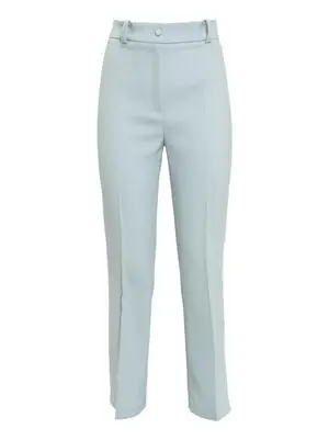 HEBE STUDIO Cigarette Trousers - Azzurro