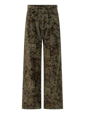 PIERRE-LOUIS MASCIA Gridox Trousers - Marrone