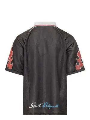 GALLERY DEPT. Polo With Artistic Accents - Black