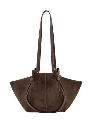 Yuzefi YUZEFI Suede Shoulder Bag Ganache