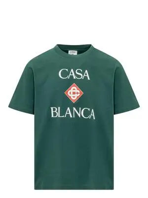 Casablanca Classic Organic Cotton T-shirt - Green