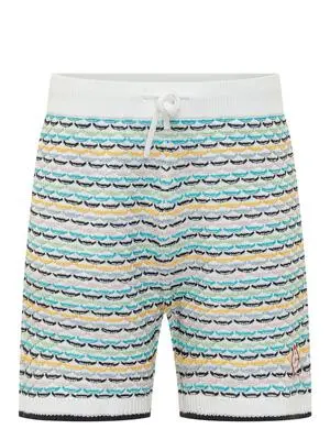 Casablanca CASABLANCA Tuck Stitch Mini Shorts Multi