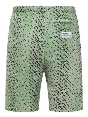 Heron Preston Polka Dot Mini Shorts - Verde