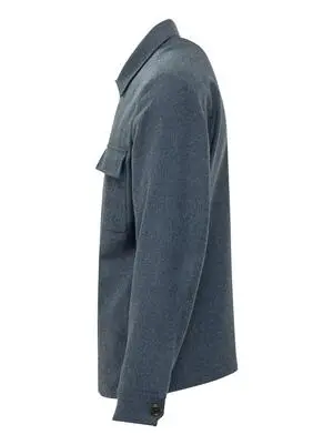 Etro Patch-pocket Shirt Jacket - Blu