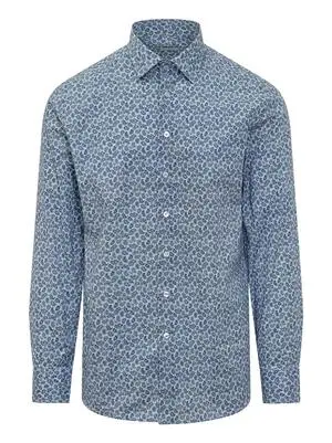 ETRO Etro Long Sleeve Cotton Blend Shirt