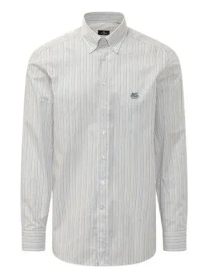 Etro Rome Logo Button-down Shirt - S9860