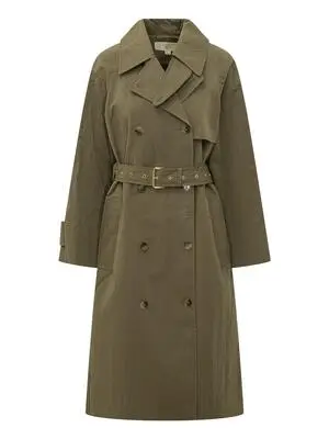 MICHAEL KORS Michael Michael Kors Oversized Trench Coat In Cotton-Nylon Blend