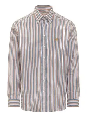 Etro Striped Linen Shirt - Rosa