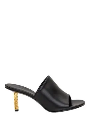 Givenchy Chic Sandal With Cube Heel - Black