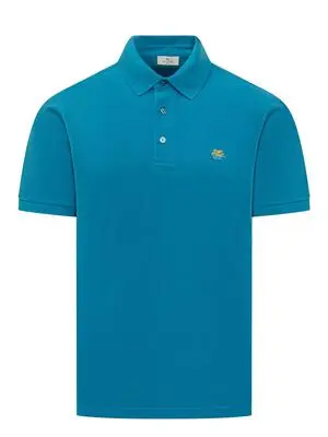 Etro Classic Polo - Azzurro