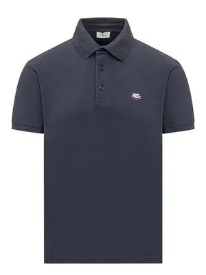 Etro Classic Polo - Blu