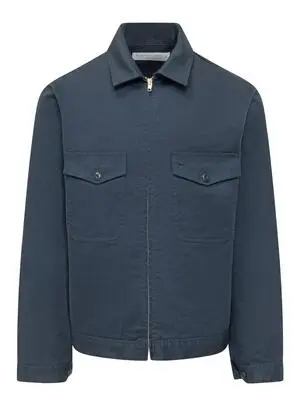 UNIVERSAL OVERALL Zip-up Jacket - Navy