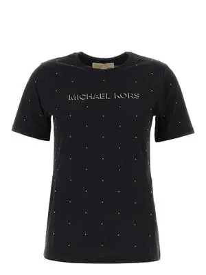 Michael Kors Classic Mk Stud T-shirt - Black