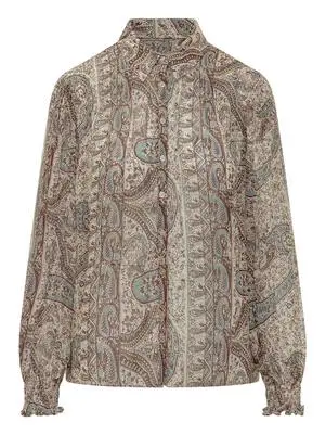 Ba&sh Cleo Button-up Shirt - Bleu