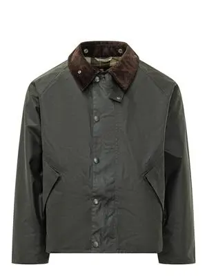 BARBOUR SELECT Transport Jacket With Contrast Collar - Sage