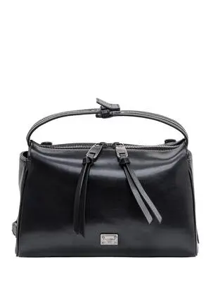 Dolce & Gabbana Leather Mini Shoulder Bag - Nero