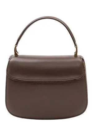 AMI Paris Top-handle Handbag - Truffe