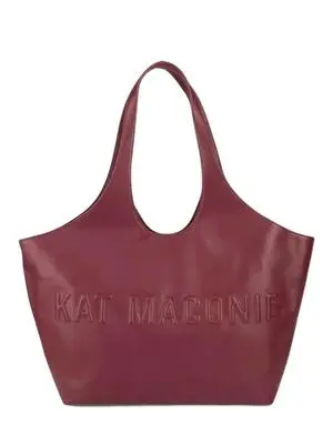 KAT MACONIE Kat Maconie Logo-Embossed Shoulder Bag Red