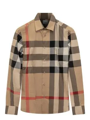 BURBERRY Burberry Classic Cotton Button-Up Shirt - Spring/Summer 2024