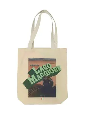 VIETTI MERCHANDISE Lago Maggiore Print Tote Bag - Neutrals