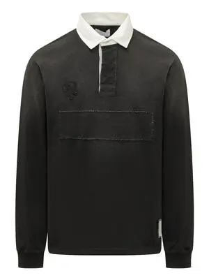 WOC Classic Polo With Front Insert - Black
