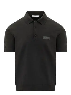 Givenchy Cotton Polo Shirt - Black