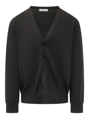 Givenchy V-neck Knitted Cardigan - Black