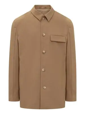 Nanushka Modern Tailoring Mini Shirt - Camel