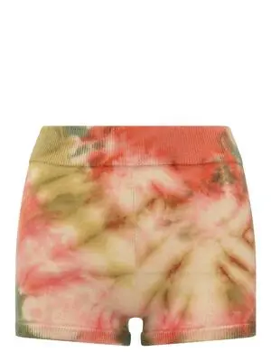 MIXIK Mixik Cashmere Tie-Dye Shorts