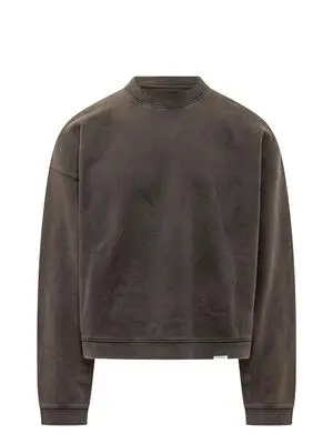 REPRESENT Oversized Crewneck Sweatshirt - Coffee