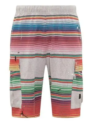 GALLERY DEPT. Striped Cargo Shorts - Multi