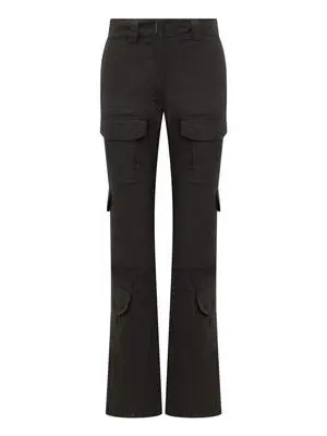Givenchy Cotton Cargo Trousers - Black