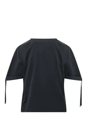 GIVENCHY GIVENCHY Bow-Accent Cotton T-Shirt