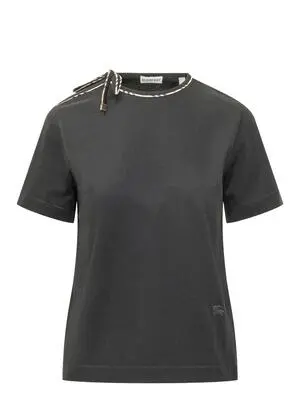 Burberry Frankie Bow T-shirt - Black