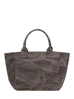 GANNI Trapeze Shop Tote Bag - Phantom