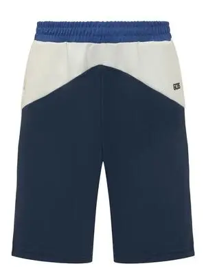 Gcds Color Block Shorts - Dark Blue/bone