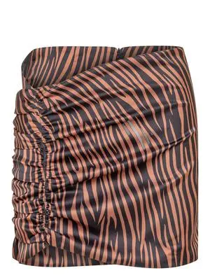 NINEMINUTES Mini Skirt - Tiger