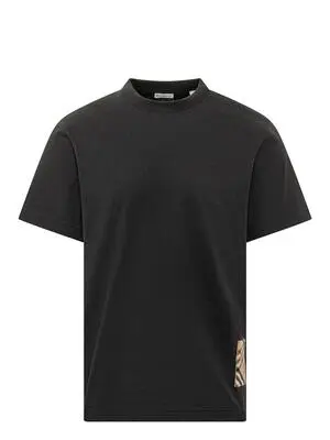 Burberry Burberry Seth Cash Logo T-Shirt Black