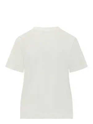 Burberry BURBERRY Frankie Cashmere-Blend T-shirt Chalk