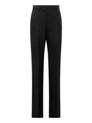Max Mara Virgin Wool Trousers - Nero