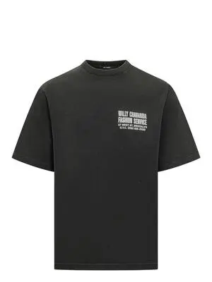 WILLY CHAVARRIA Stampaint Graphic Mini T-shirt - Black