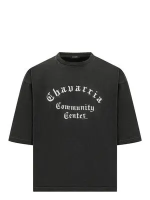 WILLY CHAVARRIA Graphic Print T-shirt - Black