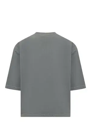 WILLY CHAVARRIA Stampaint Frontale T-shirt - Concrete