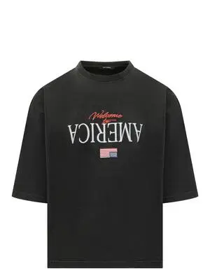 WILLY CHAVARRIA Stampaint Front T-shirt - Black