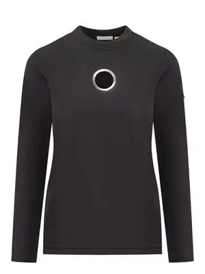 MONCLER GENIUS WILLOW SMITH Long Sleeve T-shirt - Nero