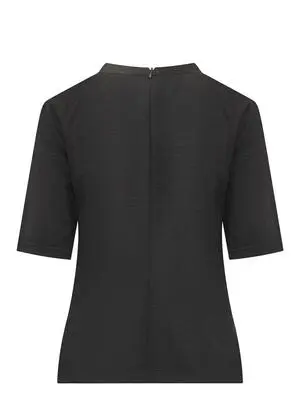 Max Mara MAX MARA PURE Virgin Wool T-Shirt Black