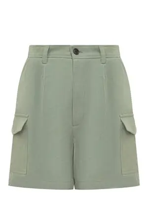 Woolrich Linen Blend Shorts - Sage