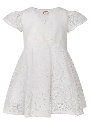 Twin-set Double Layer Dress - Ice