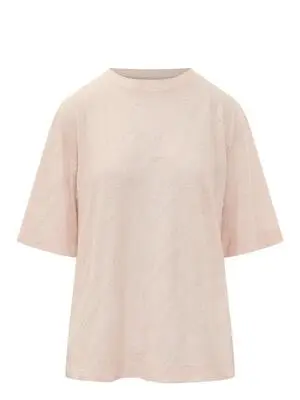 IRO PARIS Textured T-shirt For Spring/summer 2026 - Blush
