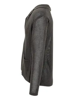 ATOMO FACTORY Atomo Factory Lightweight Cardigan With Buttons And Pockets Nero